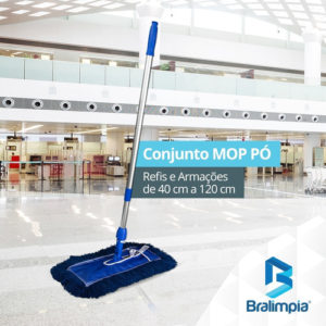 CONJUNTO MOP PÓ 60 CM PROFI COMPLETO – BRALIMPIA – Impolut